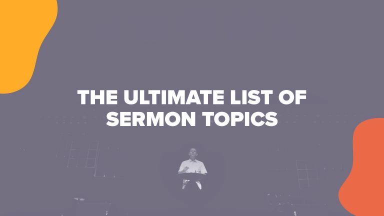 The Ultimate List of Sermon Topics | Sermon Ideas from Ministry Pass