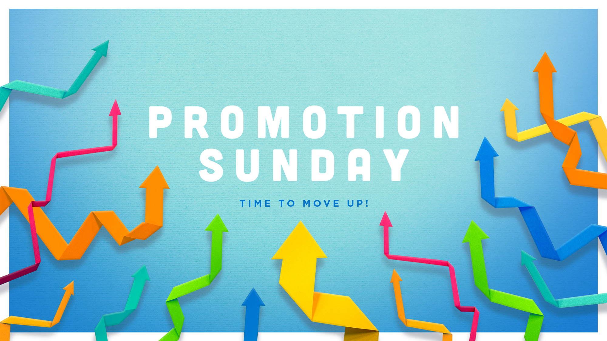 Promotion Sunday - Ministry Pass