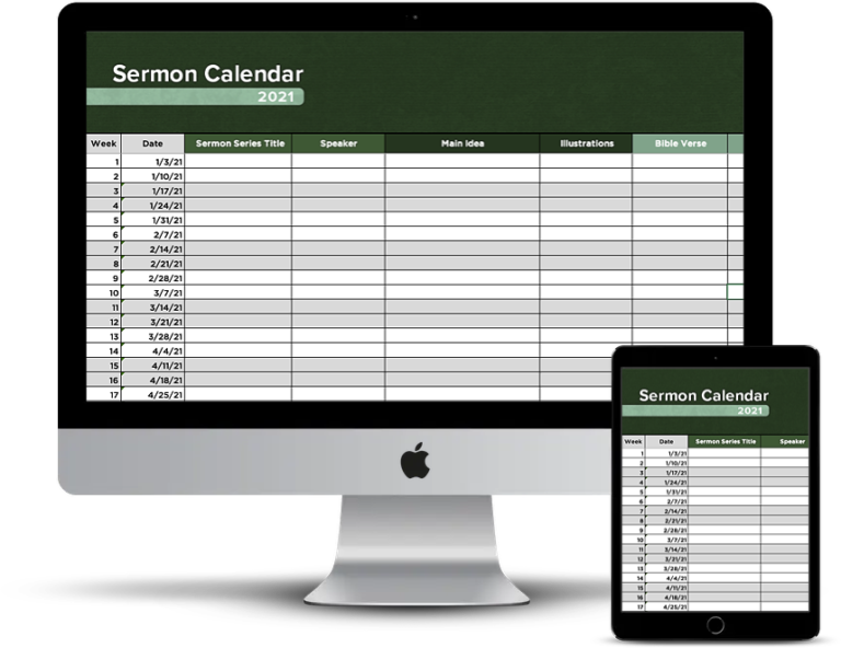 sermon-calendar-excel-screens - Ministry Pass