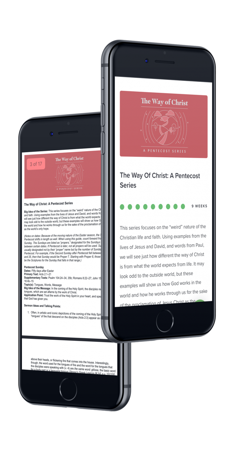 The Lectionary Sermon Calendar - Ministry Pass