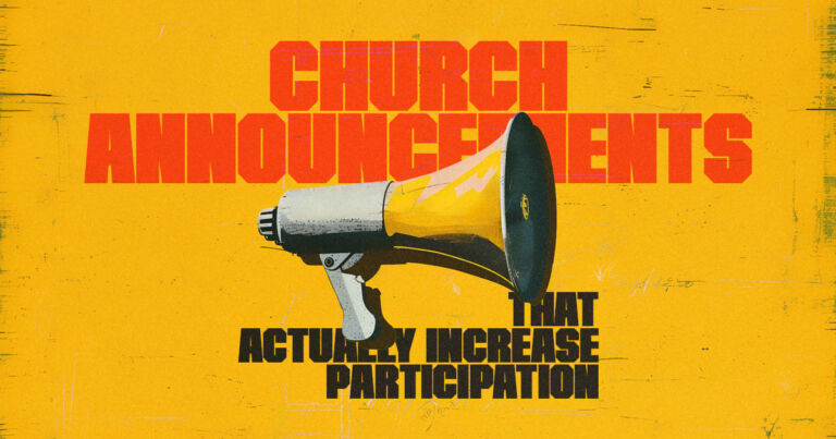 Church Announcements That Actually Increase Participation - Ministry Pass